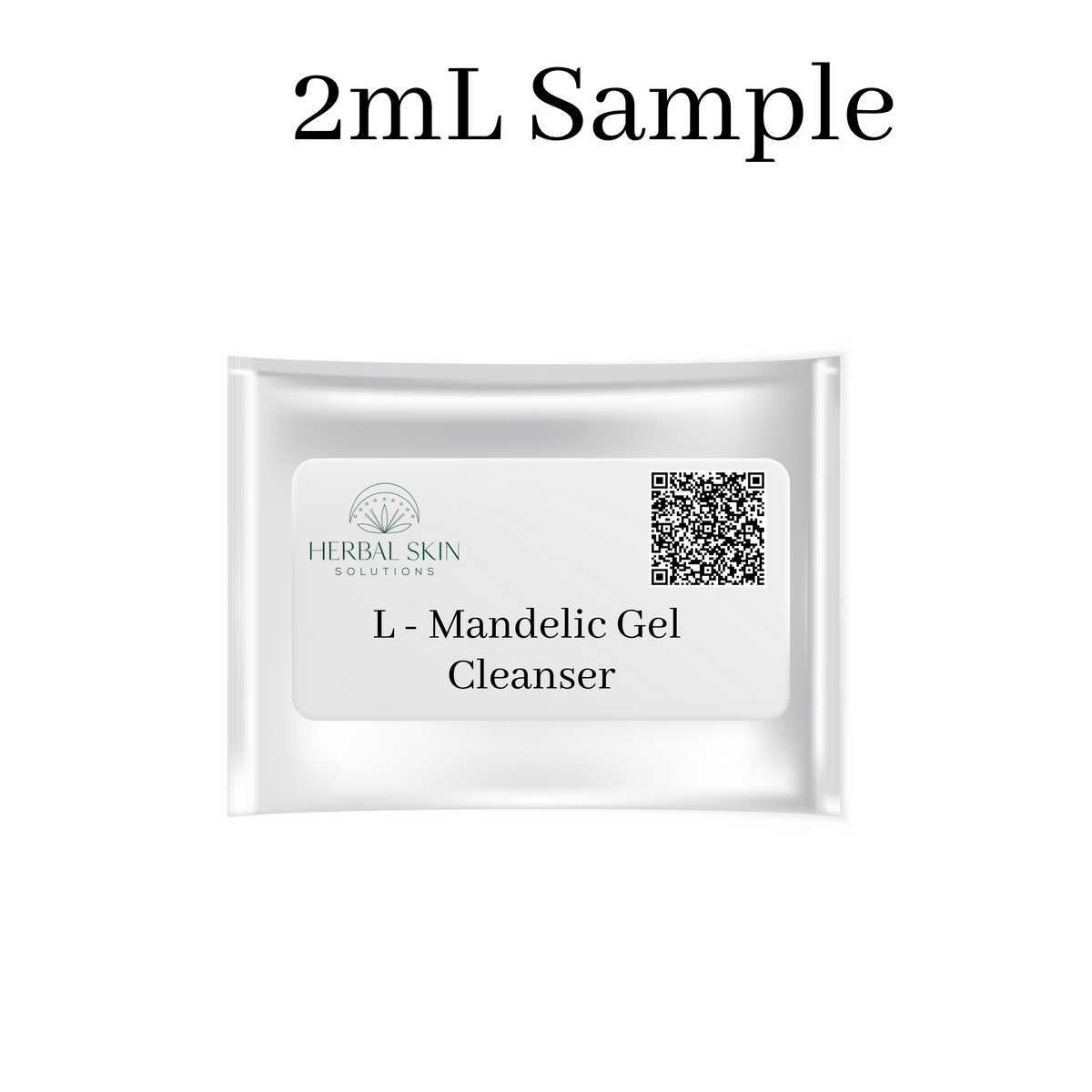 L-Mandelic Gel Cleanser - 2ml Sample* – Herbal Skin Solutions